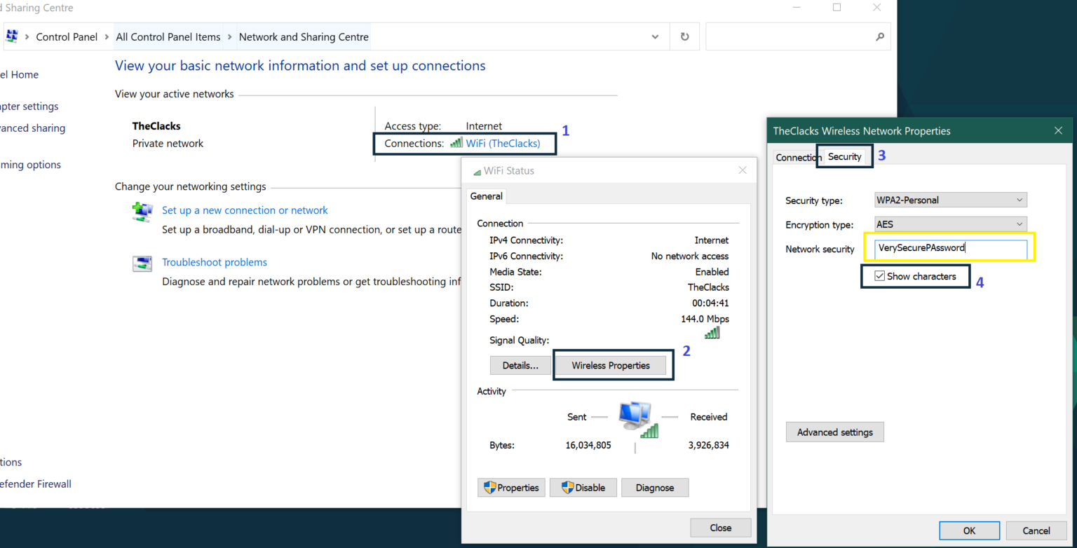 How to Find the Wi-Fi Password (Network Security Key) – Geeks Hangout